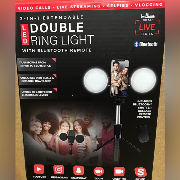 Brilliant Ideas | Cameras, Photo & Video | New Double Ring Light ...